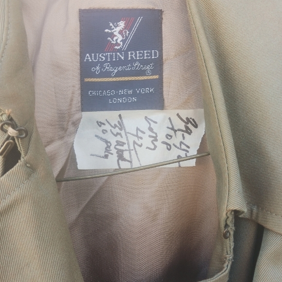 Austin Reed | Jackets & Coats | Vintage Austin Reed Mens Trench Coat ...